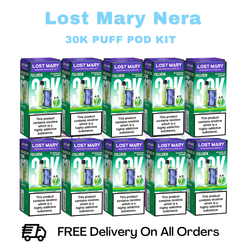 Drinks Edition Lost Mary 30K Nera Kit Box Of 10 – UK Vape Store
